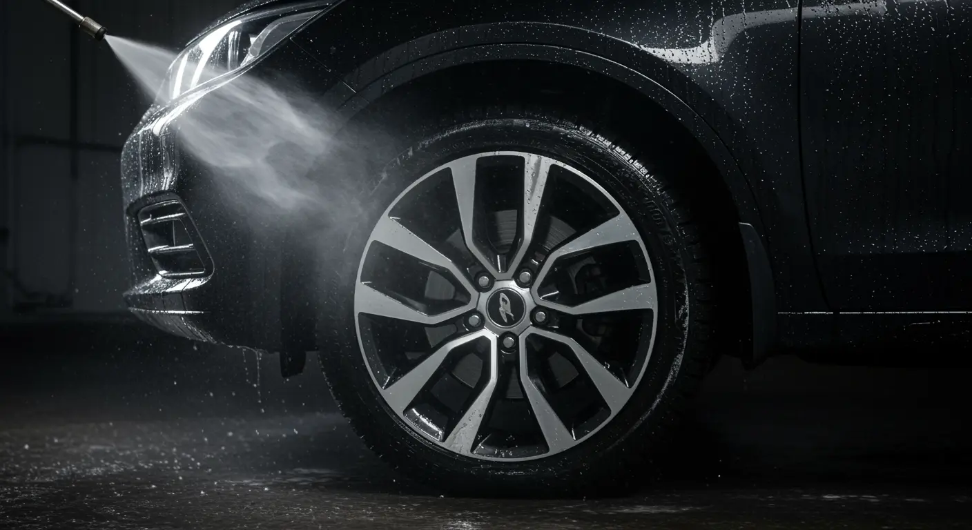 Pressure Wash Wheel Well Service | Sans Stress Auto Spa